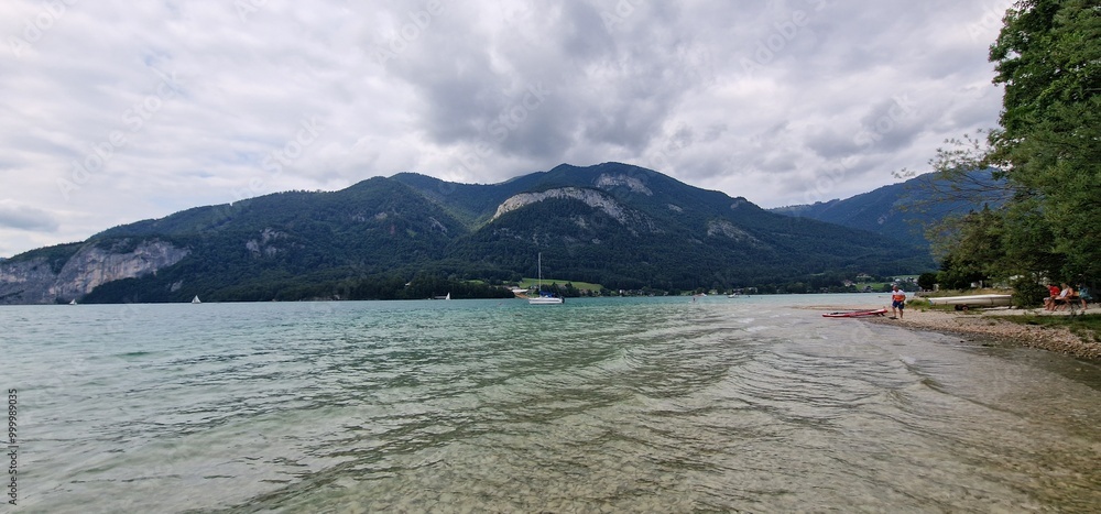 Camping by Lake Wolfgangsee offers a serene experience with access to ...