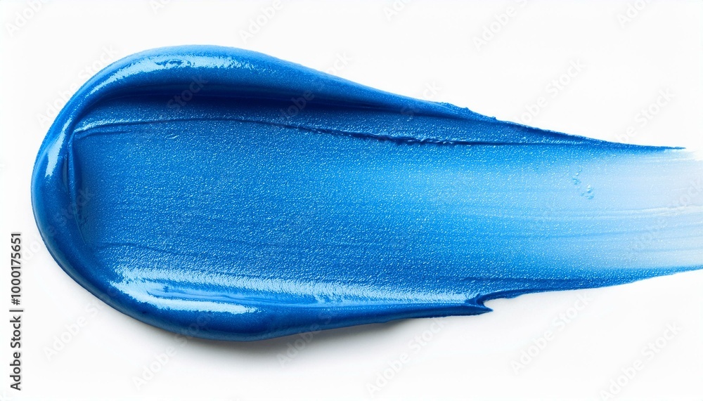 Lipstick blobs smear smudge swatch isolated on white background banner ...