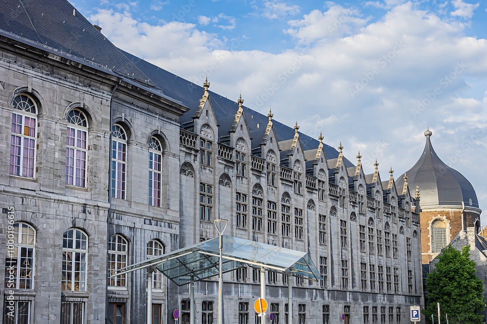 Palace of Prince-Bishops (Palais des Princes-Eveques) - historic Gothic ...