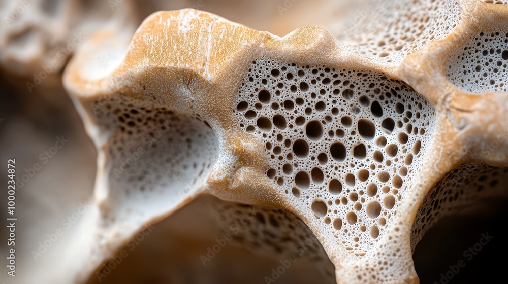 A tight focus on an animal's dermis reveals its intricate texture ...