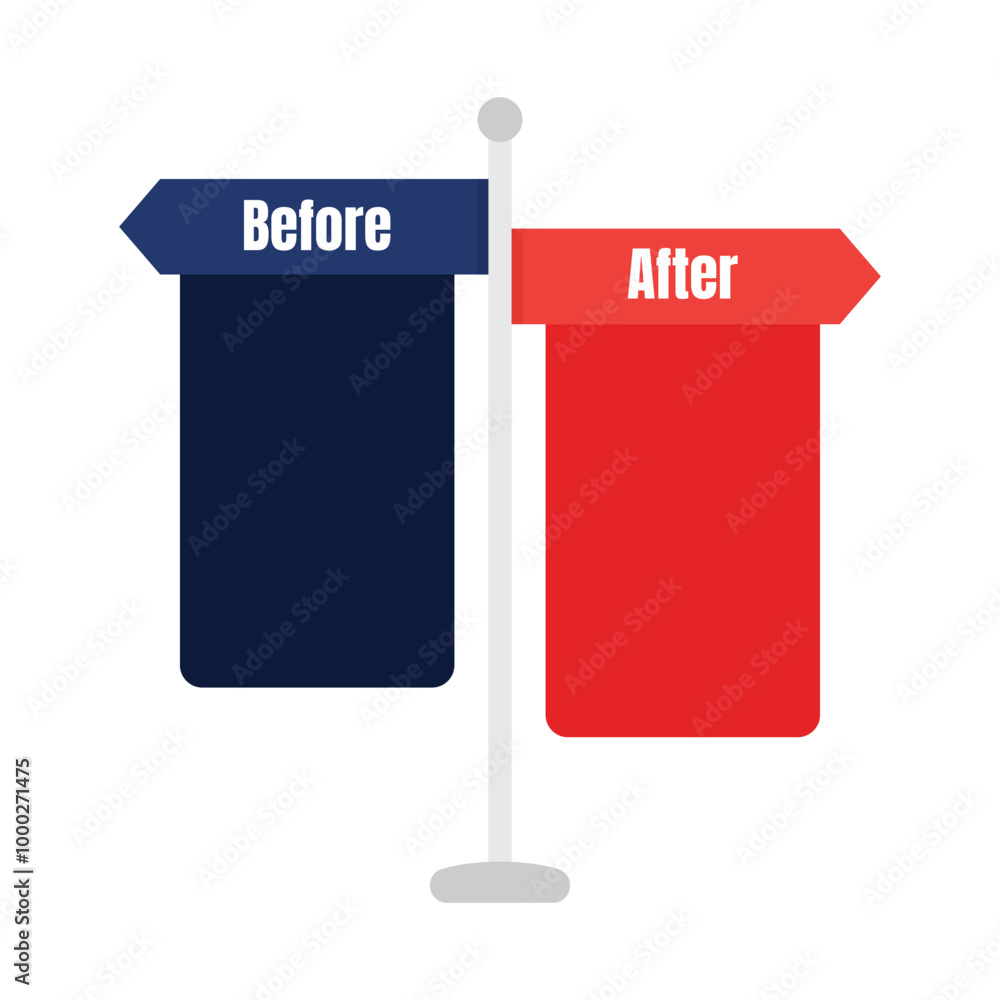 Gradient before and after background template. Two Compare vector ...