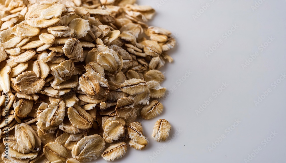 Rolled oats are a type of lightly processed whole grain food made from ...