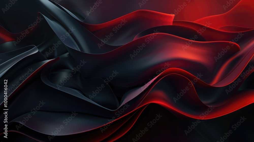 Abstract vivid color wave flowing express the energetic texture ...