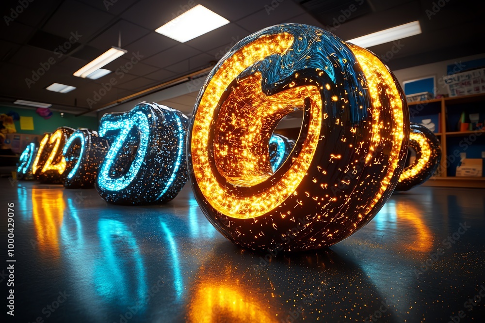 Fantasy math class where numbers float and glow, helping students ...