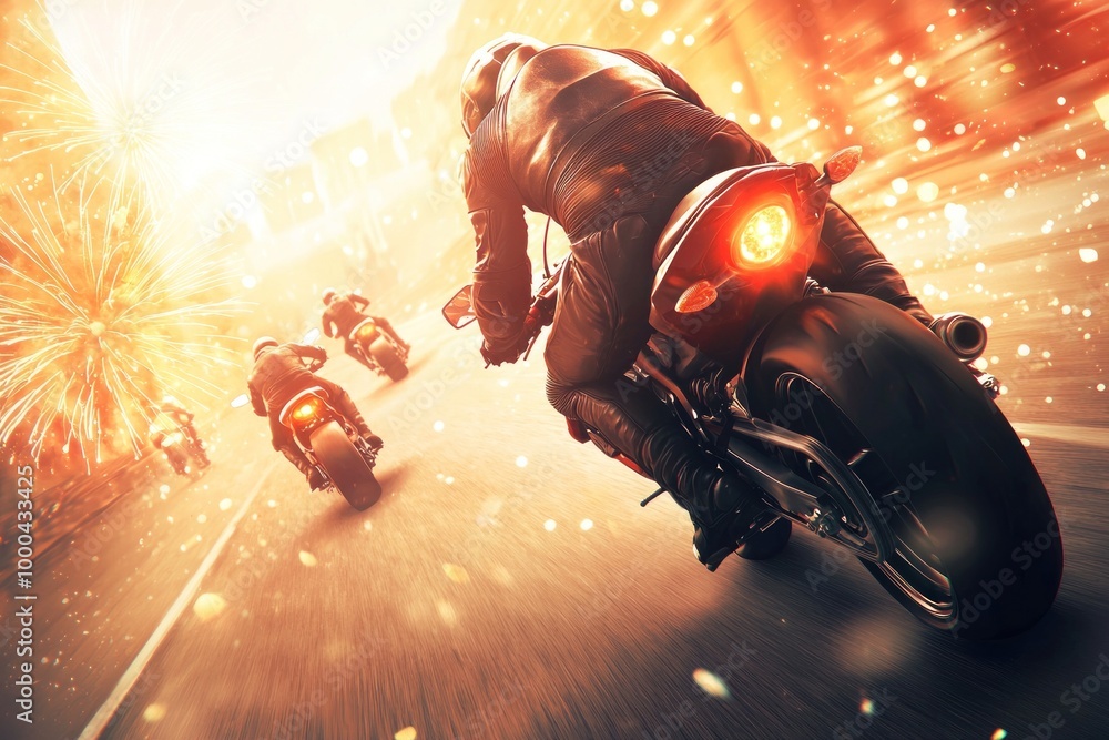 Nighttime Thrill: The Ultimate Motorcycle Racing Experience Under ...