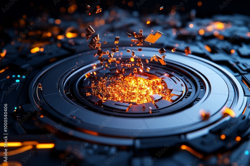 Forensic 3D data recovery process, where corrupted data is visualized ...