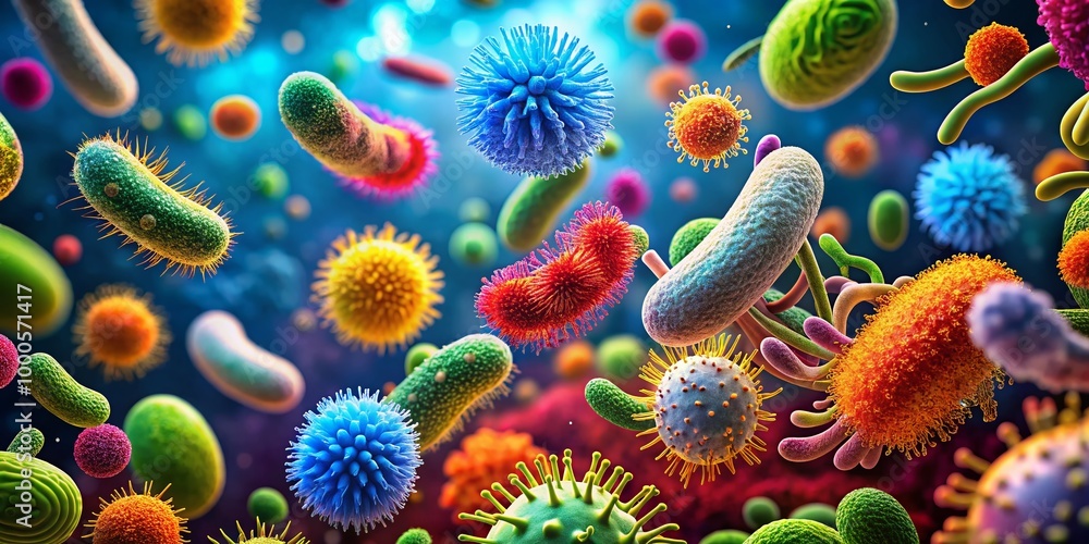 Visual Representation of Bacteria Types by Shape: Cocci, Bacilli ...