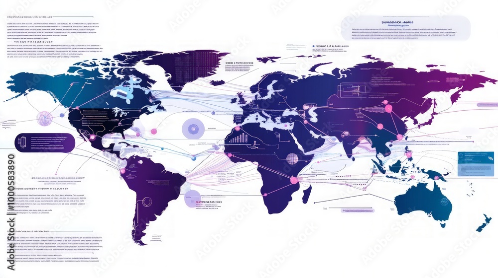 Global Semiconductor Supply Chain Map highlighting key production hubs ...