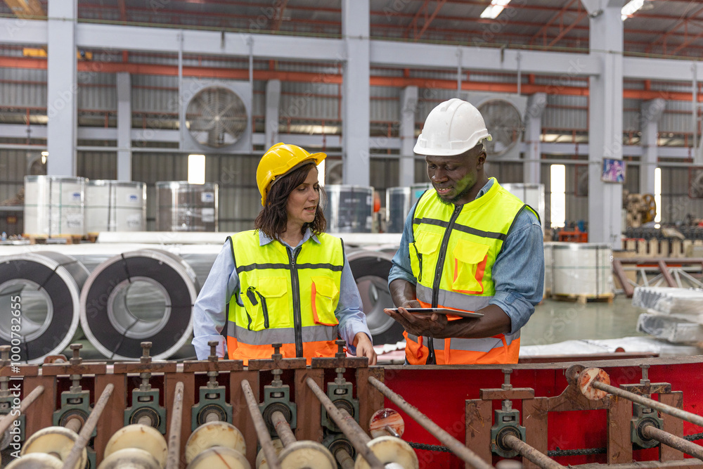Two mechanical engineers from different cultures working together to ...
