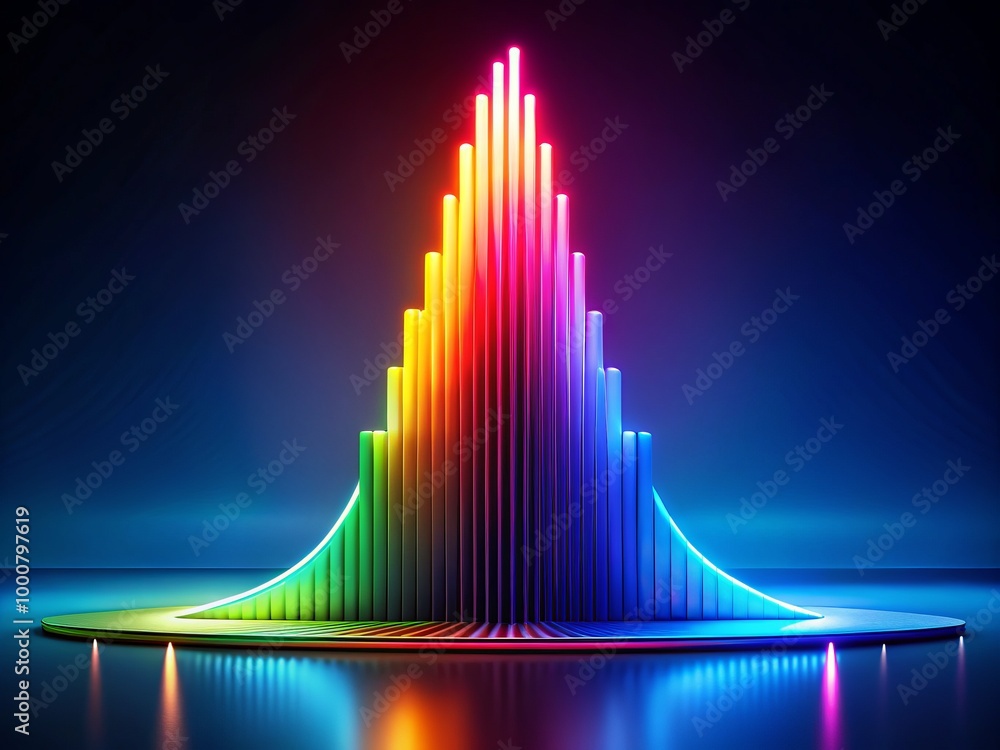 Bell Shaped Graph Representing Normal Distribution in Statistics and ...