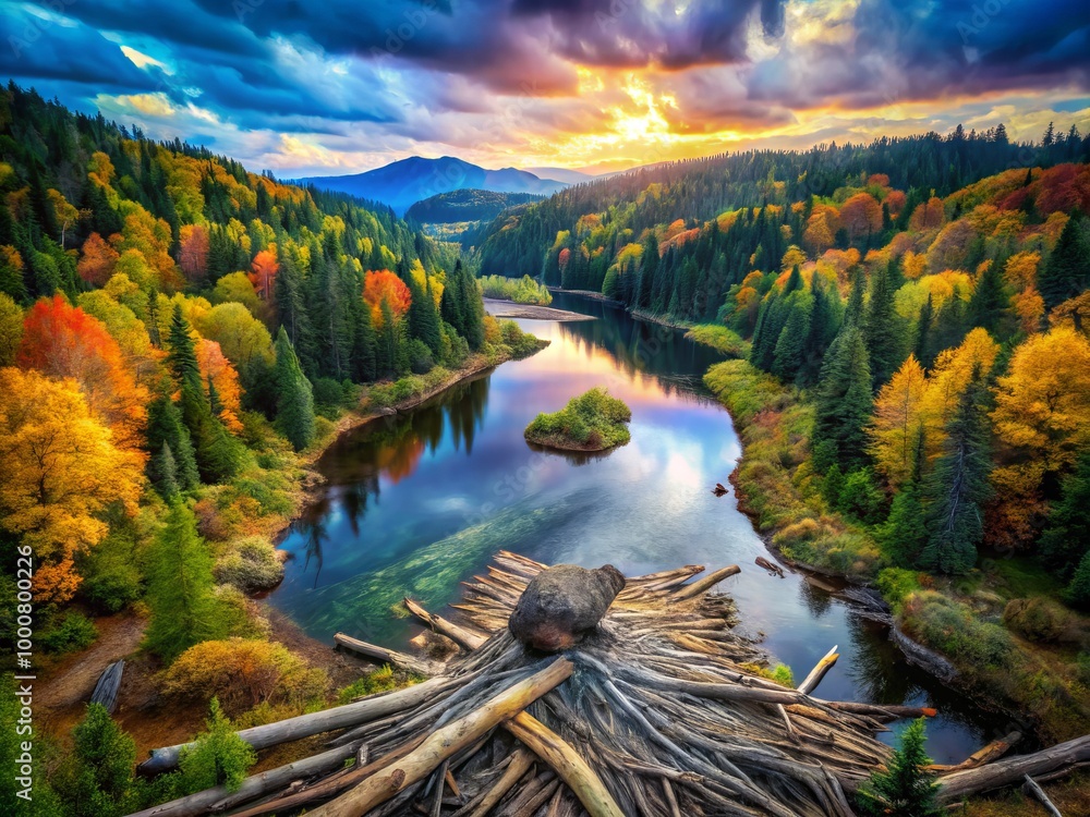 Brave beavers construct dams, nurturing ecosystems and safeguarding ...