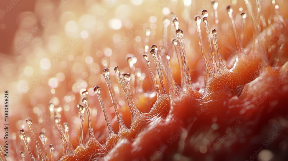 Macro 3D Visualization of Human Hair Follicle Structure with ...