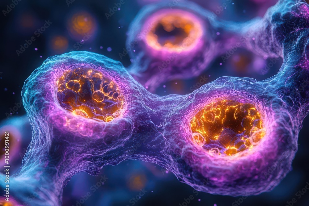 cell division depicted through highresolution microscopy reveals the ...