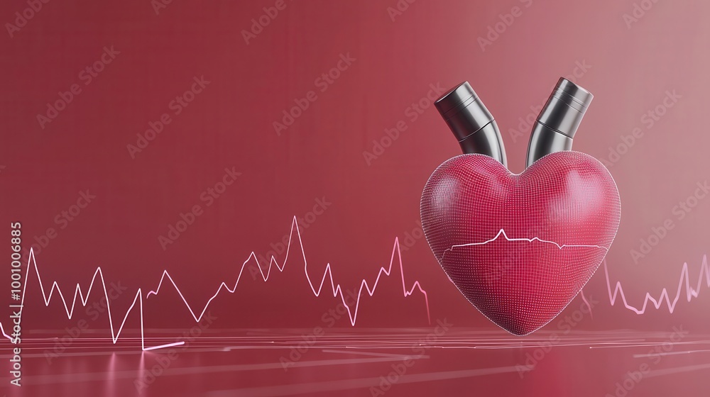 Wearable heart monitor tracking realtime ECG data and notifying users ...