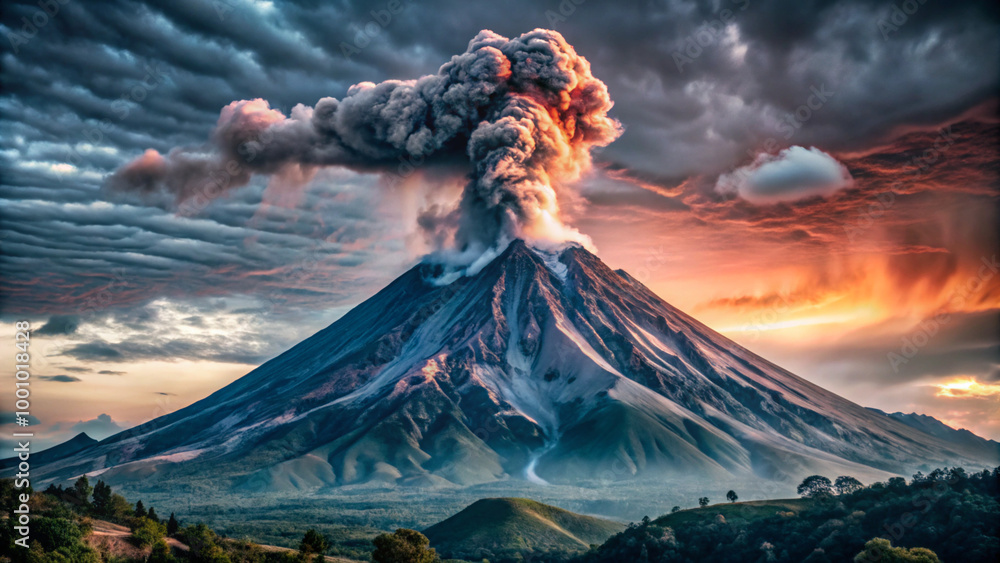 volcano eruption volcanovolcano, mountain, landscape, sky, mount ...