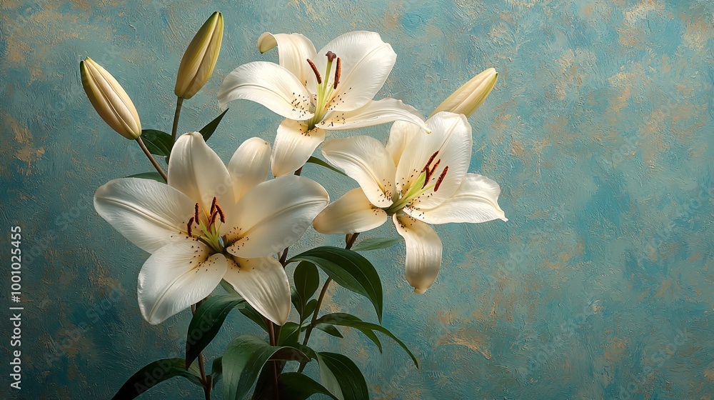 Elegant white lilies symbolize remembrance and are perfect for Day of ...