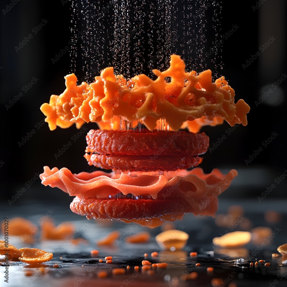Conceptual image showcasing the process of 3D-printing personalized ...
