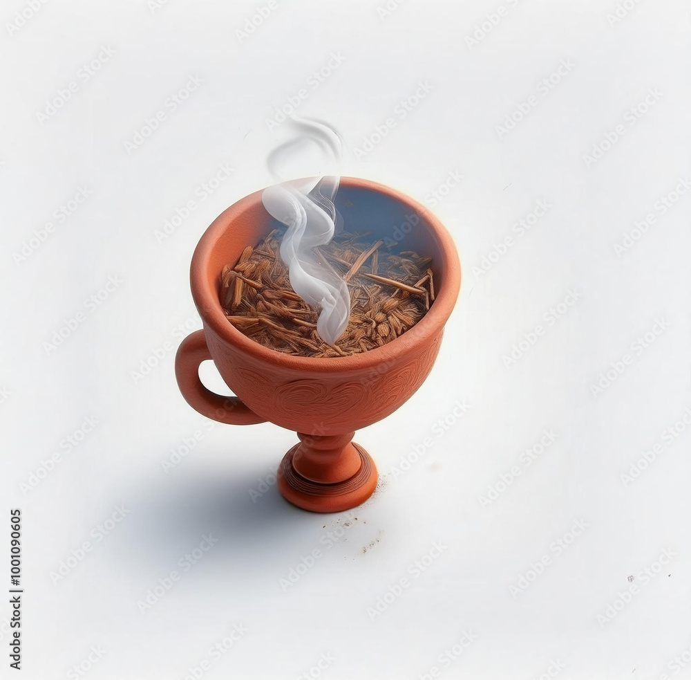 FRONT VIEW OF PUJA DHUNUCHI ,DURGA PUJA , FEMALE HAND HOLDING BENGALI ...