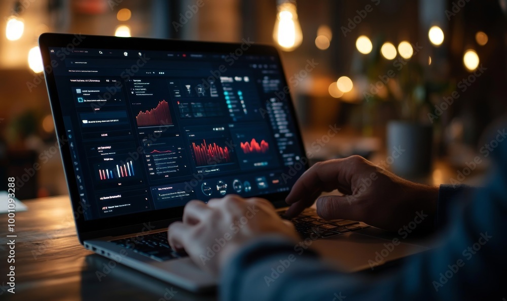 Businessman Interacting with a Product Lifecycle Management (PLM ...