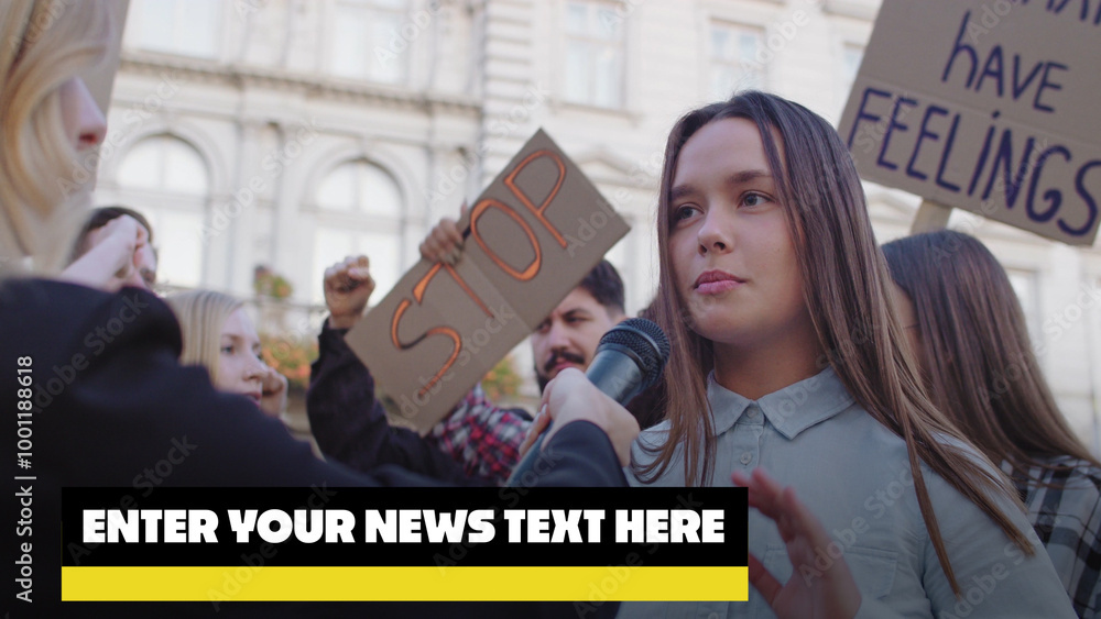 Breaking News Text Animation | Interactive Graphics for Audience ...