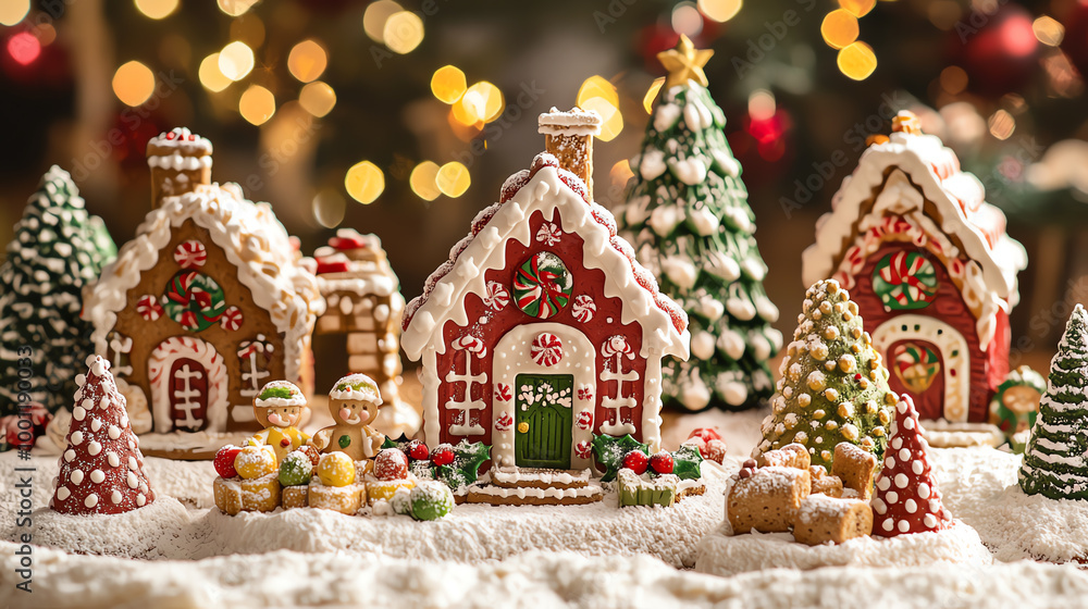 Christmas village bakery with the smell of gingerbread and holiday ...