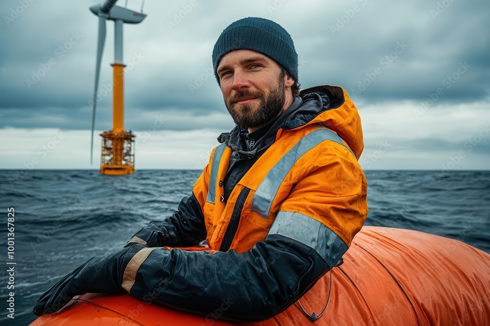 Structural engineer advising on the design of a floating offshore wind ...
