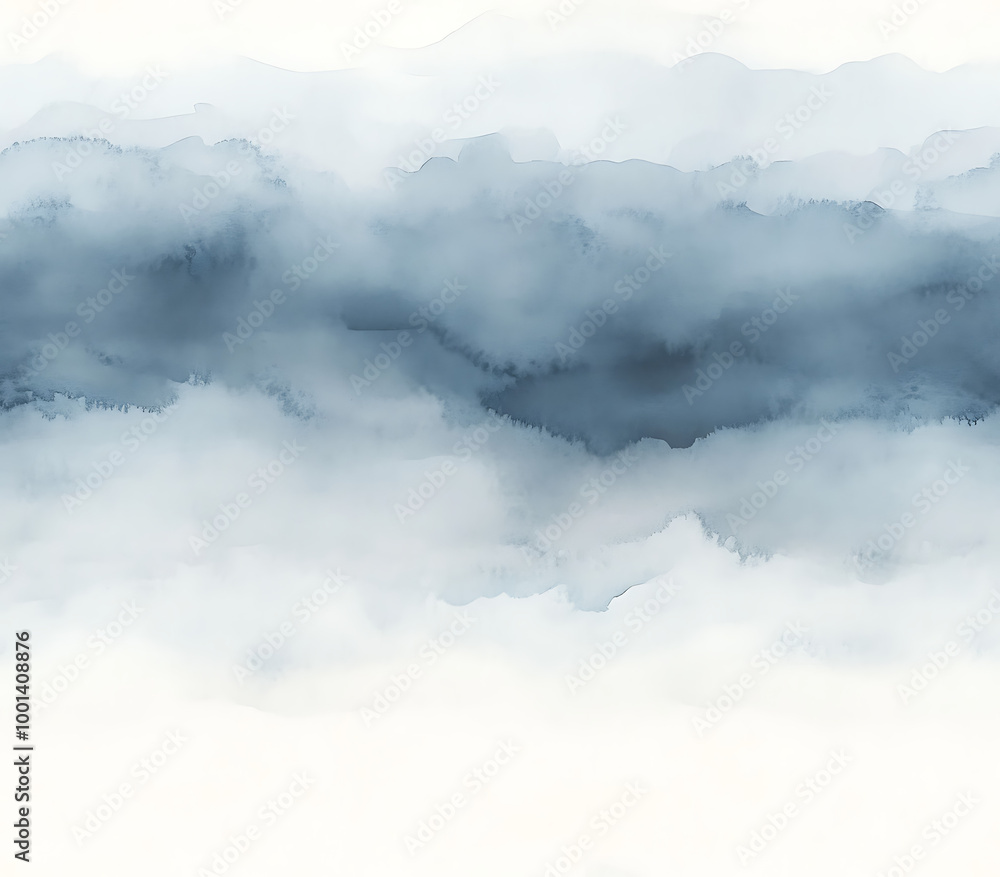 6. Subtle watercolor gradients transitioning from soft gray to pale ...