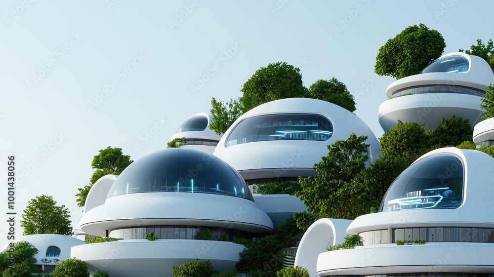 A futuristic city using water as a primary energy source, with hydro ...