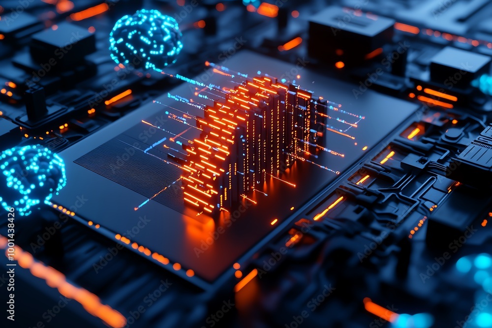 Cybersecurity defense grid in 3D, where digital walls and encrypted ...