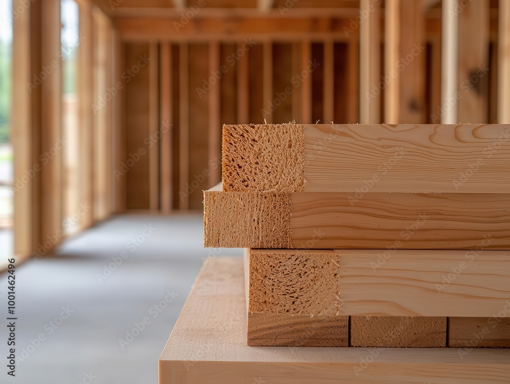 Timber building design using sustainable wood materials for low ...