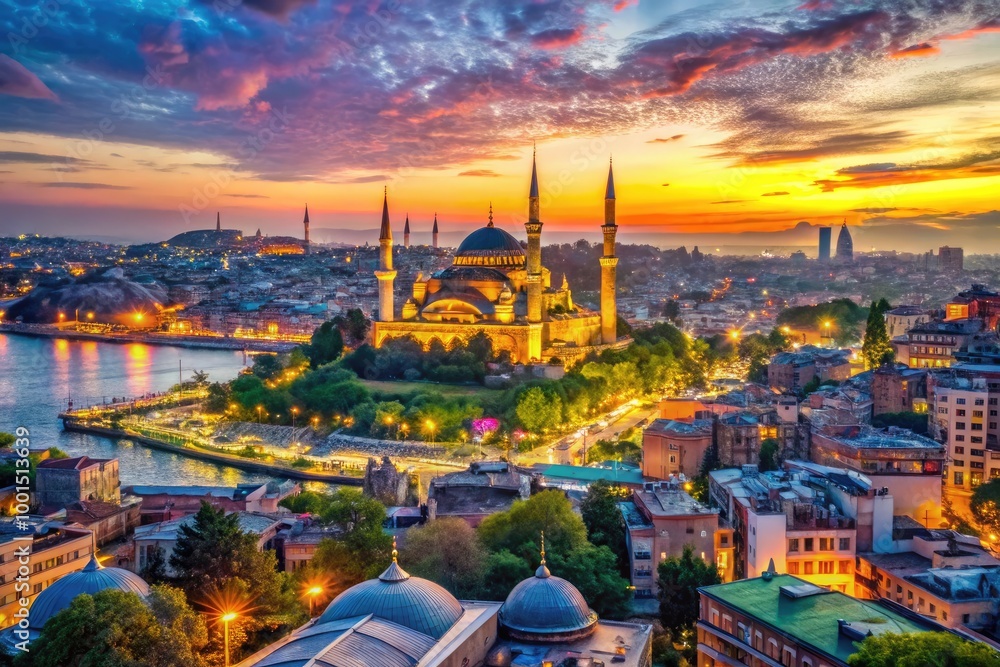 Detailed Map of Istanbul Featuring Landmarks, Streets, and ...