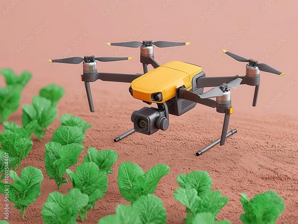 Isometric diagram of a smart agriculture drone, Engineering Drawing ...