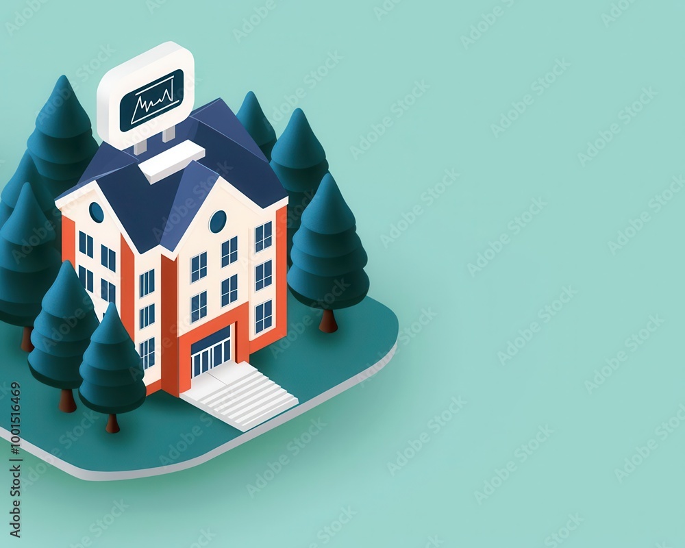 Architectural concept of a smart hospital with integrated AI systems ...