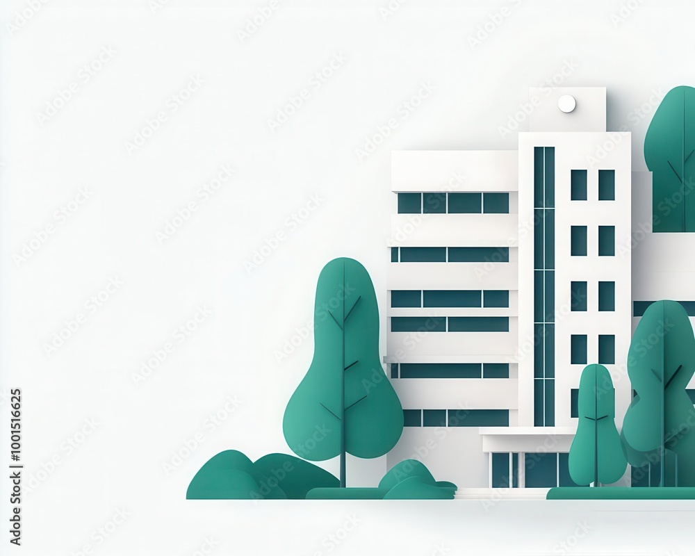 Architectural concept of a smart hospital with integrated AI systems ...