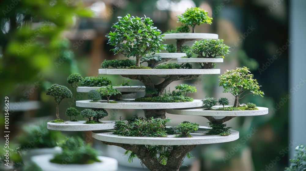 rotating plant repair shop for plants at diffferent stages of life ...