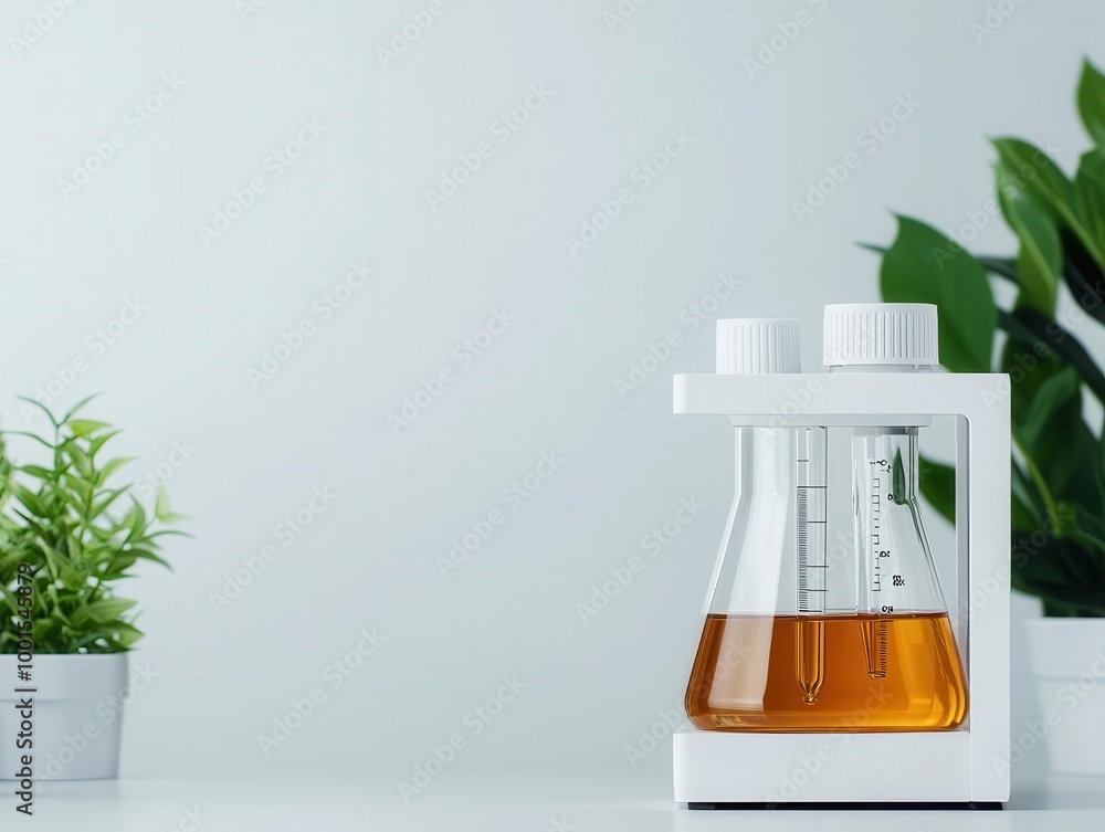 Lab with high-performance liquid chromatography HPLC system, advanced ...