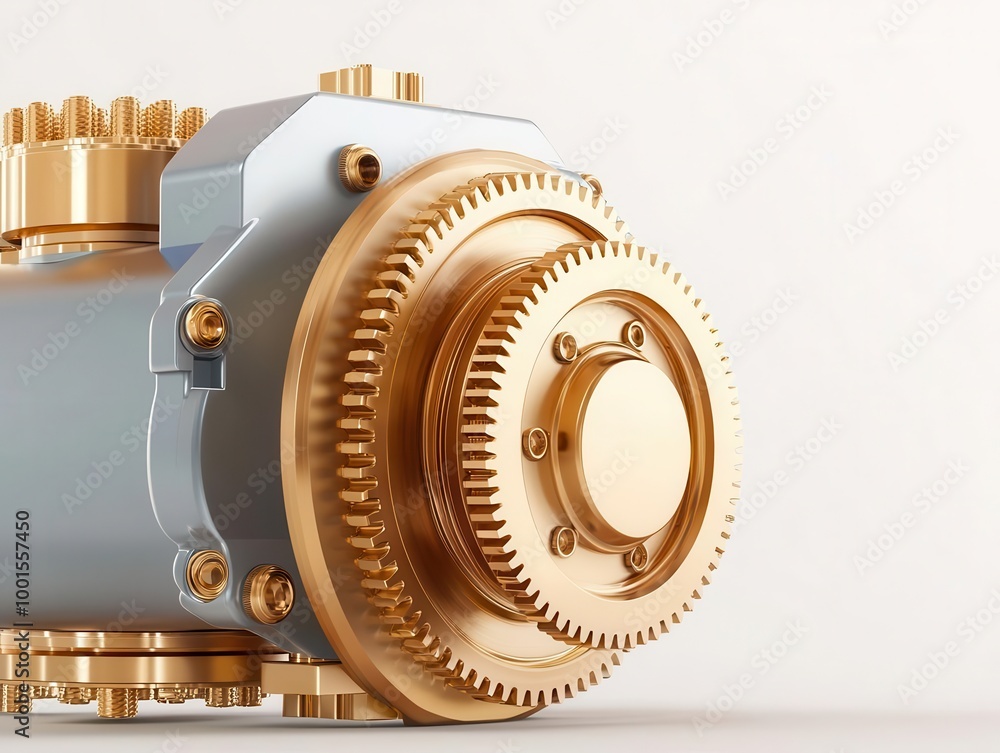 Photo & Art Print Exploded view of a compound gear train, torque and ...
