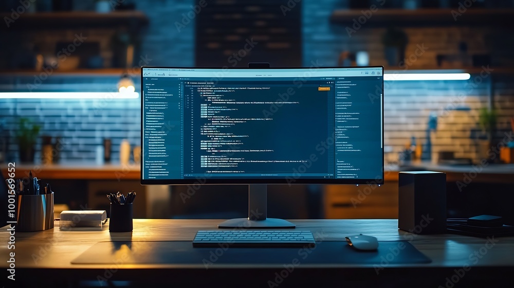 Computer Monitor screen concept of inbox email : Generative AI Stock Photo | Adobe Stock