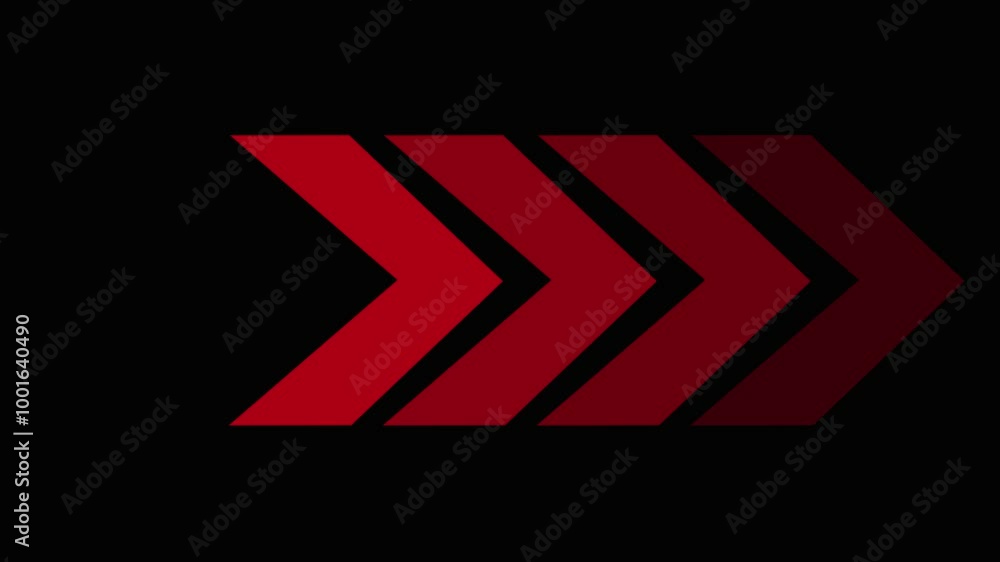 Arrow sign video animation. directional arrow loop, direction arrow ...