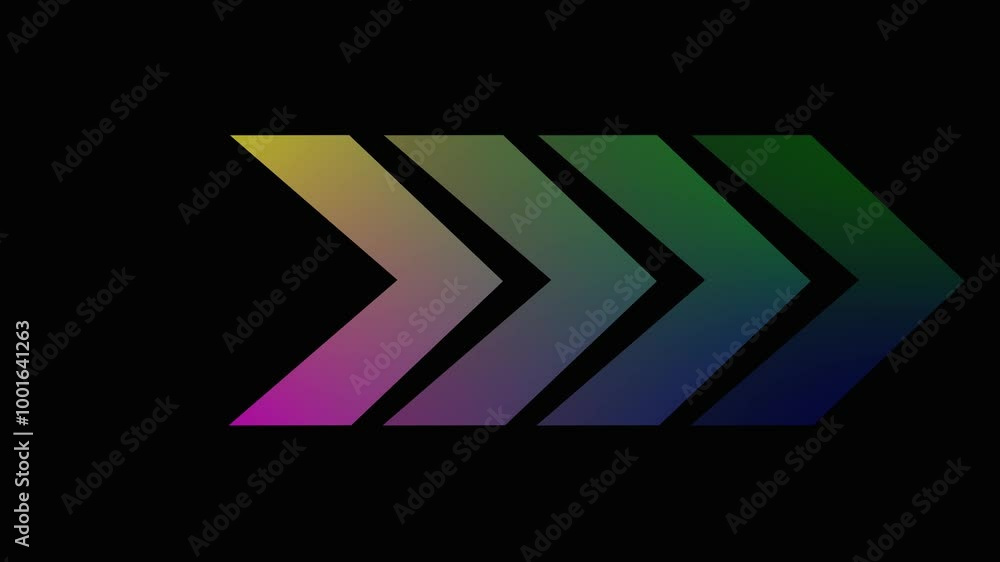 Arrow sign video animation. directional arrow loop, direction arrow ...