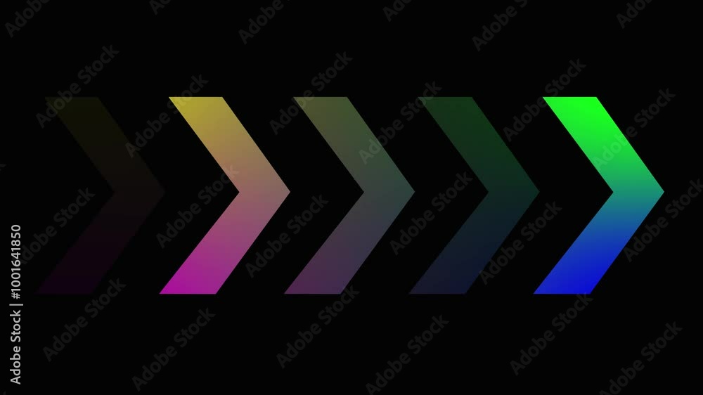 Arrow sign video animation. directional arrow loop, direction arrow ...