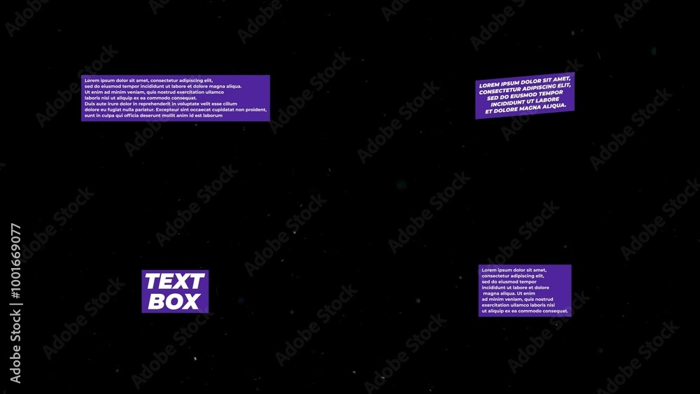 BoX Resize Text Animation Stock Template | Adobe Stock