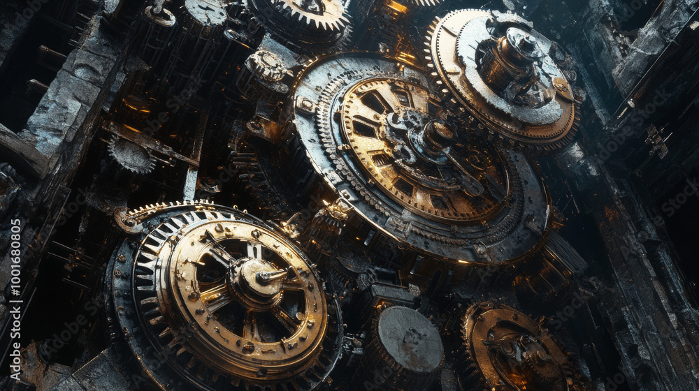 Show historical gear mechanisms from early mechanical devices ...