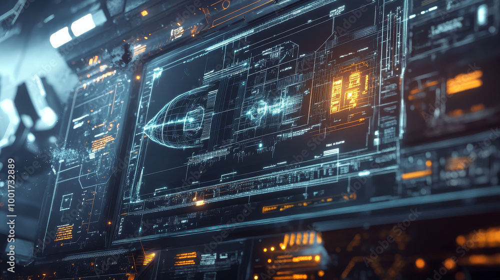 Illustrate the development of a new piece of technology, starting from ...