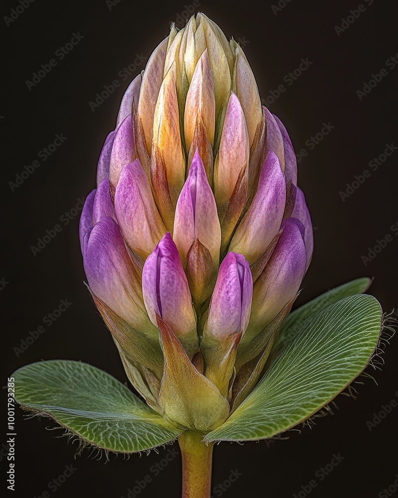 The Alpine clover (Trifolium dasyphyllum) located on Mount Evans in ...
