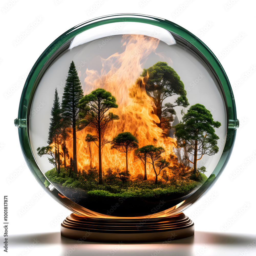 Crystal Ball Foreseeing the Future of Nature: Burned Forests and ...