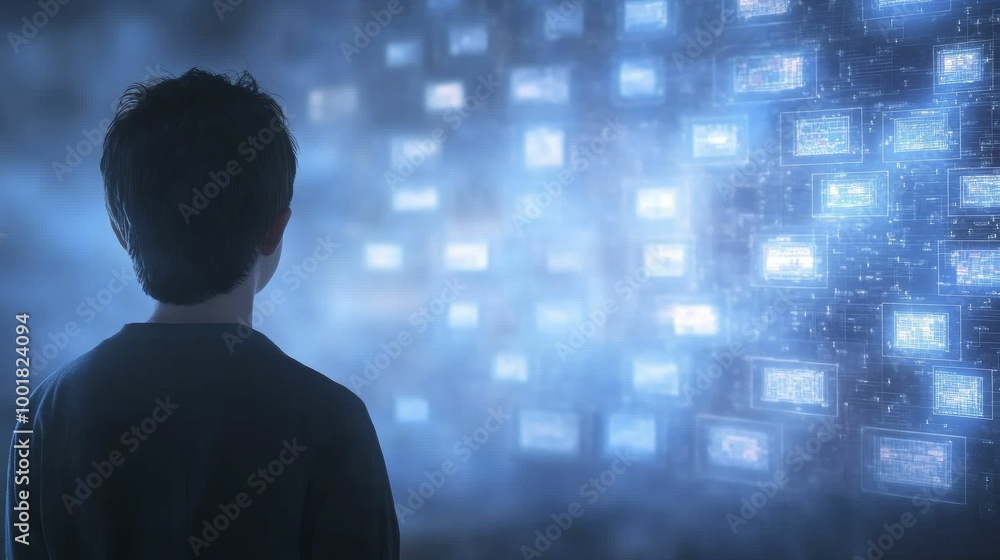 Layered visuals of interactive storyboards fused with engaging ...