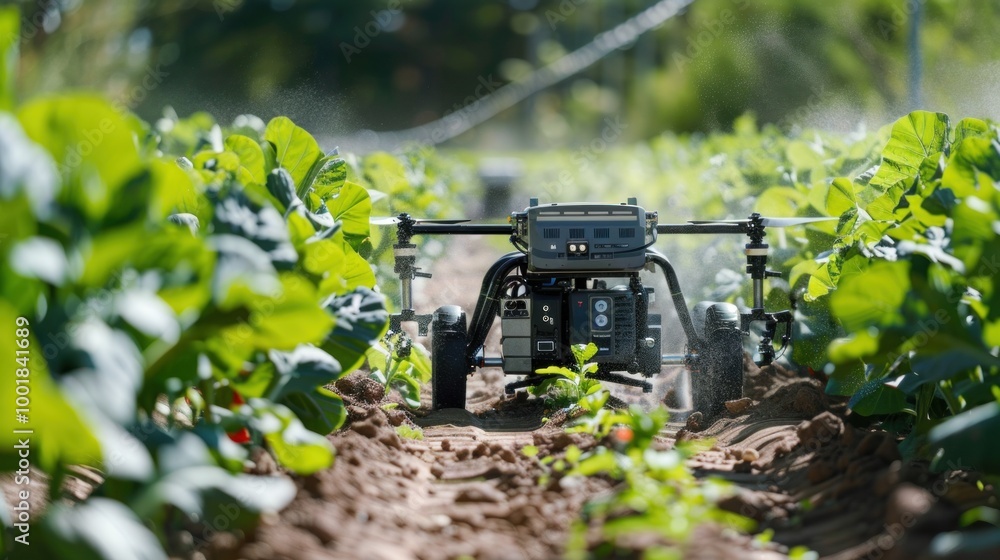 Photo & Art Print Agricultural Technology Weed Killer Robot imagines AI ...