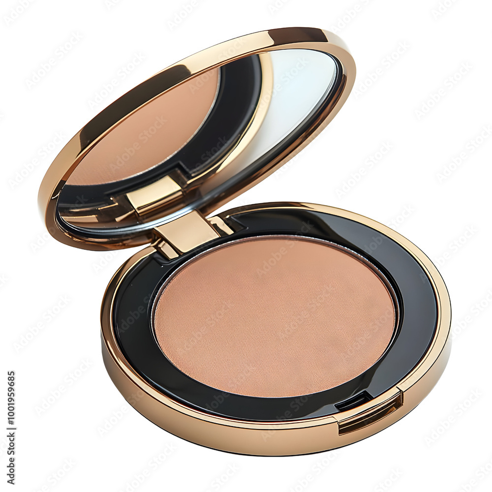 Elegant compact bronzer with a mirror, perfect for makeup enthusiasts ...