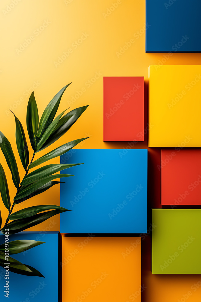 AI software generating color palettes and mood boards for a branding ...